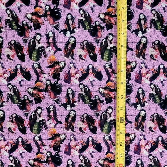Other | Nezuko Demon Slayer Anime 1 Yard Fabric | Poshmark